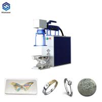 China 50W Deep Engraving Mopa Color Metal Steel 3d Fiber Laser Marking Machine for sale