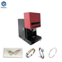 China Air Cooling 1064nm Fiber Laser Metal Engraving Marking Machine for sale