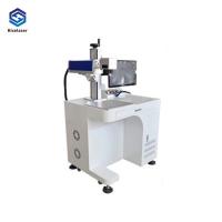 China Jewellery Fiber Laser Marking Machine with Air Cooling System for sale