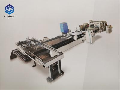 China Auto Feeding Rolled Coil Steel 1000W Fiber Laser Cutting Machine for sale