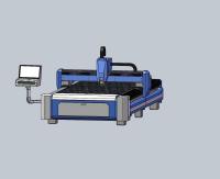 China High Accuracy Industrial Laser Cutting Machine 1000W For Carbon Steel Cutting for sale