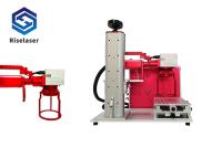 China Workpiece Part 1060nm 30w Fiber Laser Marking Machine Movable Scanning Head for sale