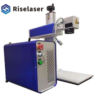 China 20 Watt Fiber Laser Engraver Hand Held Fiber Marking Machine With Jpt Mopa for sale