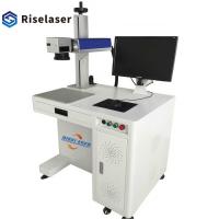 China Anti Reflective 20w Metal Fiber Laser Cutting Machine Pet Bottle Marker for sale