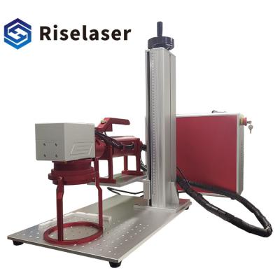 China Split Design Desktop Fiber Laser Engraver 50W Laser Marking Machine for sale