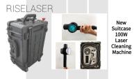 China Suitcase 100W JPT Portable Laser Cleaning Machine 28KG Weight for sale