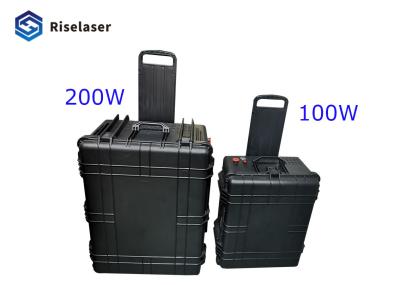 China Metal Stainless Steel 100W Fiber Laser Cleaning Machine Rust Removal for sale