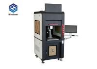 China Small Enclosed 3d Fiber Laser Marking Machine Gold Silver Jewelry for sale