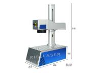 China Mini Portable Max 20W 30W Metal Plastic Fiber Laser Marking Machine for sale