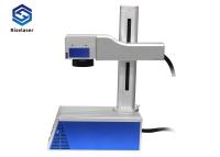 China Mini Portable Max 20W 30W Metal Plastic Fiber Laser Marking Machine for sale