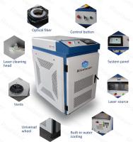China 1500W 2000W Laser Rust Cleaning Machine Water Cooling Laser Rust Remover for sale