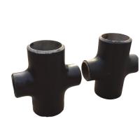 China ASTM A234 WPB Carbon Steel Seamless Pipe Fittings ASME B16.9 Butt Welding Cross 1-24 Inch for sale