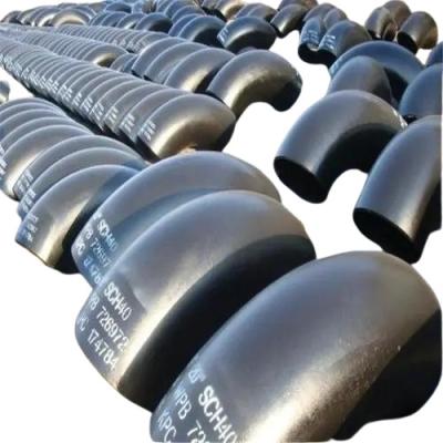 China ASME B16.9 SCH40 Carbon Steel 90 Degree LR SR Elbow A105 Butt Weld Pipe Fitting 1/2-80 Inch for sale