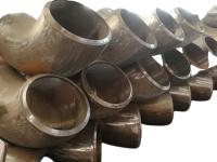 China ASTM A420 WPL3 WPL6 Seamless Carbon Steel Pipe Fittings 45 90 180 Degree LR SR Elbow BW for sale