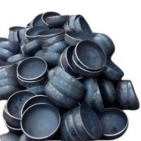 China ASTM A860 BW Carbon Steel Pipe Cap ASME B16.9 DN15-DN1200 Black for sale
