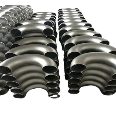 China ASME B16.9 ASTM A403 WP904L WP31254 WP347 Stainless Steel 180 Degree LR SR Butt Weld Elbow for sale