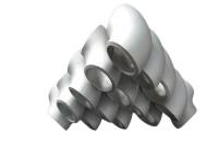 China Seamless Duplex Stainless Steel Pipe Fitting Elbow A815 UNS S31803 45 Degree 20 Inch Sch 10s for sale
