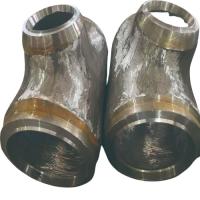 China Seamless Alloy Steel Butt Welding Pipe Fittings ASTM A335 P11 P91 P92 Reducing Tee for sale