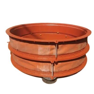 China Non Metallic Round Fabric Duct Expansion Joint Dual Axis Compensator 300mm for sale