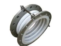 China PTFE Expansion Joint 5000 Times Corrosion Resistant Acid Alkali Salt Flexible Compensator for sale
