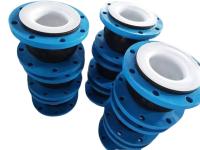 China Flange Rubber Composite PTFE Expansion Joints Compensator Flexible Single Sphere For Pipeline Piping for sale