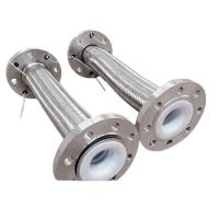 China Stainless Steel PTFE Pipe Chuck Lined With PTFE Braided Hose for sale
