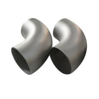 China ASTM B363 Gr2 Titanium 90 Degree Elbow Pipe Fitting 345 MPa Tensile Strength for sale