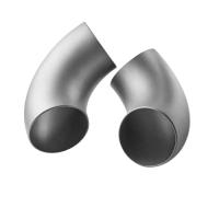 China ASTM B363 Gr2 Titanium 90 Degree Elbow Pipe Fitting 345 MPa Tensile Strength for sale