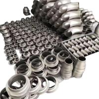 China ASTM B363 Gr2 Gr5 Titanium Equal Cross Pipe Fittings 1-12 Inch Custom for sale