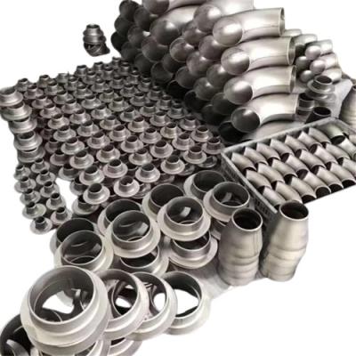 China ASTM B363 Gr2 Gr5 Titanium Equal Cross Pipe Fittings 1-12 Inch Custom for sale