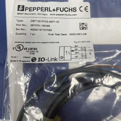 China Pepperl+Fuchs OBT150-R100-2EP1-IO BGS Photoelectric Sensor 150mm IO-Link IP69K for sale