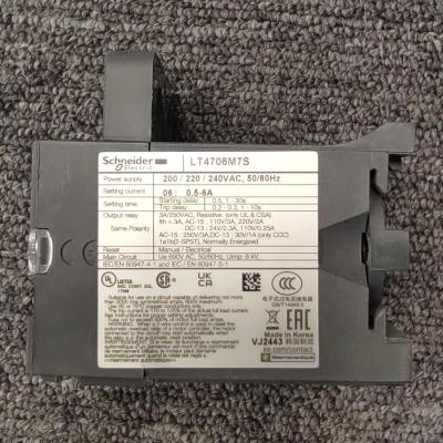 China Schneider Electric TeSys LT47 Electronic Overcurrent Relay 0.5-6A 200-240V AC for sale