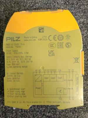 China Pilz PNOZ s3 24V DC Safety Relay 2 NO Contacts 17.5mm Width for E-Stop Door Monitoring for sale