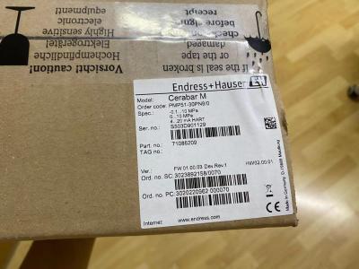 China Endress+Hauser Cerabar S PMP51-30PN90 Pressure Transmitter 4-20mA HART 400 bar for sale