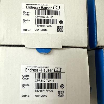 China Endress+Hauser CPF81D-7LH11 Memosens pH Electrode 0-14 pH NPT 3/4 for sale