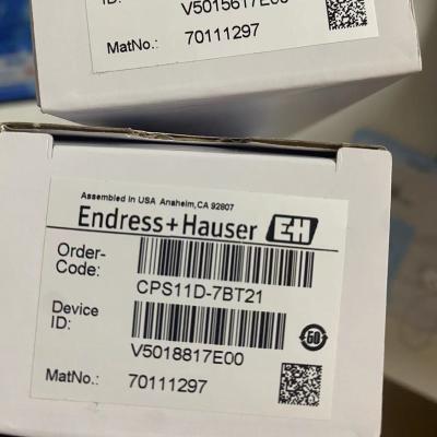 China Endress+Hauser CPS11D-7BT21 Memosens pH Electrode 0-14 pH Refillable KCl Pg 13.5 for sale