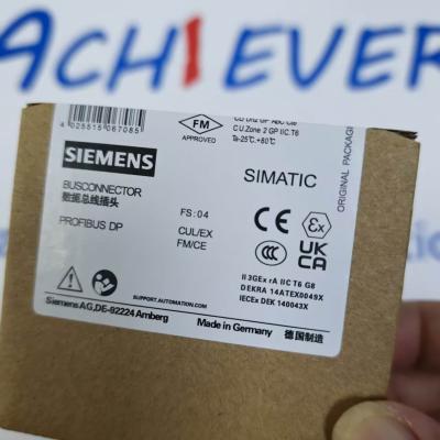 China 6ES7972-0BB12-0XA0 PROFIBUS DP Bus Connector 90 Degree Cable Outlet 12 Mbps for sale