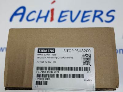 China SITOP PSU8600 24V DC 20A 480W System Power Supply Module 6EP3436-8SB00-0AY0 for sale