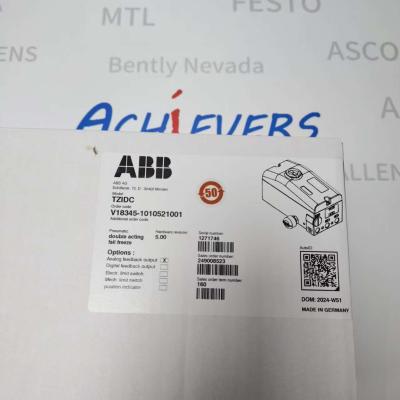 China ABB TZIDC V18345 | Intelligent HART Valve Positioner 4–20mA, NAMUR Mount, 1/2