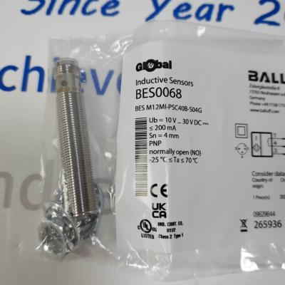 China Balluff BES M12MI-PSC40B-S04G | M12 Inductive Prox 4mm PNP NO 3-Wire, Shielded, M12 Plug for sale