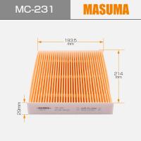 China Yes MC-231 MASUMA Parts Accessories Air Conditioning System car air cabin filter 87139-07020 87139-30040 72880AJ000 87139-02020 for sale