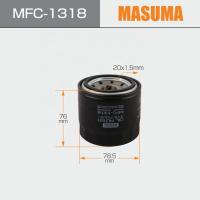 China MASUMA NO. MFC-1318 Oil Filter for ISUZU FARGO 1109N2 1109S7 15208AA030 26300-35504 for sale