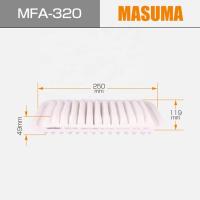 China Top-Notch MFA-320 MASUMA 17801-0Y010 17801-21030 4560116760077 Air Filter for YARIS P1 for sale
