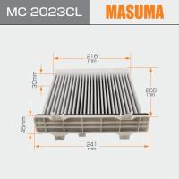 China 1995-2005 MITSUBISHI PAJERO Cabin Filter with Activated Carbon from MC-2023CL MASUMA for sale