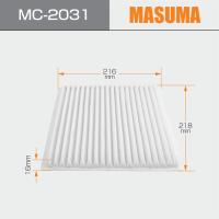 China MC-2031 MASUMA Cabin Filter CA1103 for SUBARU TRIBECA Top- Auto Repair Part 72880XA00A for sale