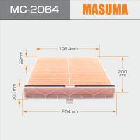 China Cabin Filter D09W61J6X D09W-61-J6X for MAZDA DEMIO by MC-2064 MASUMA OE NO. D09W61J6X for sale