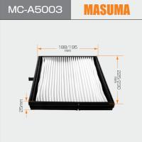 China Daewoo LACETTI MS-6386 Cabin Air Filter 96554378 96554421 for vehicles by MASUMA for sale