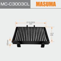 China MC-C3003CL MASUMA Cabin Filter MZ600138 Activated Carbon for MITSUBISHI SPACE RUNNER for sale