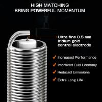 China Thread Size M 14 x 1.25 R Iridium Spark Plug For INFINITI 1884111051 S200I 2 Engine for sale