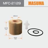 China LEXUS RX350 ASV61L 2005-2012 MFC-2129 MASUMA Paper core Automotive Parts car oil filters for sale